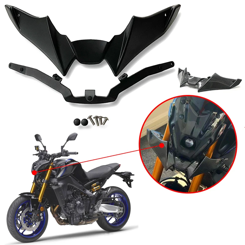 MT09-Motorcycle-Naked-Front-Spoiler-Winglet-Aerodynamic-Wing-Kit ...