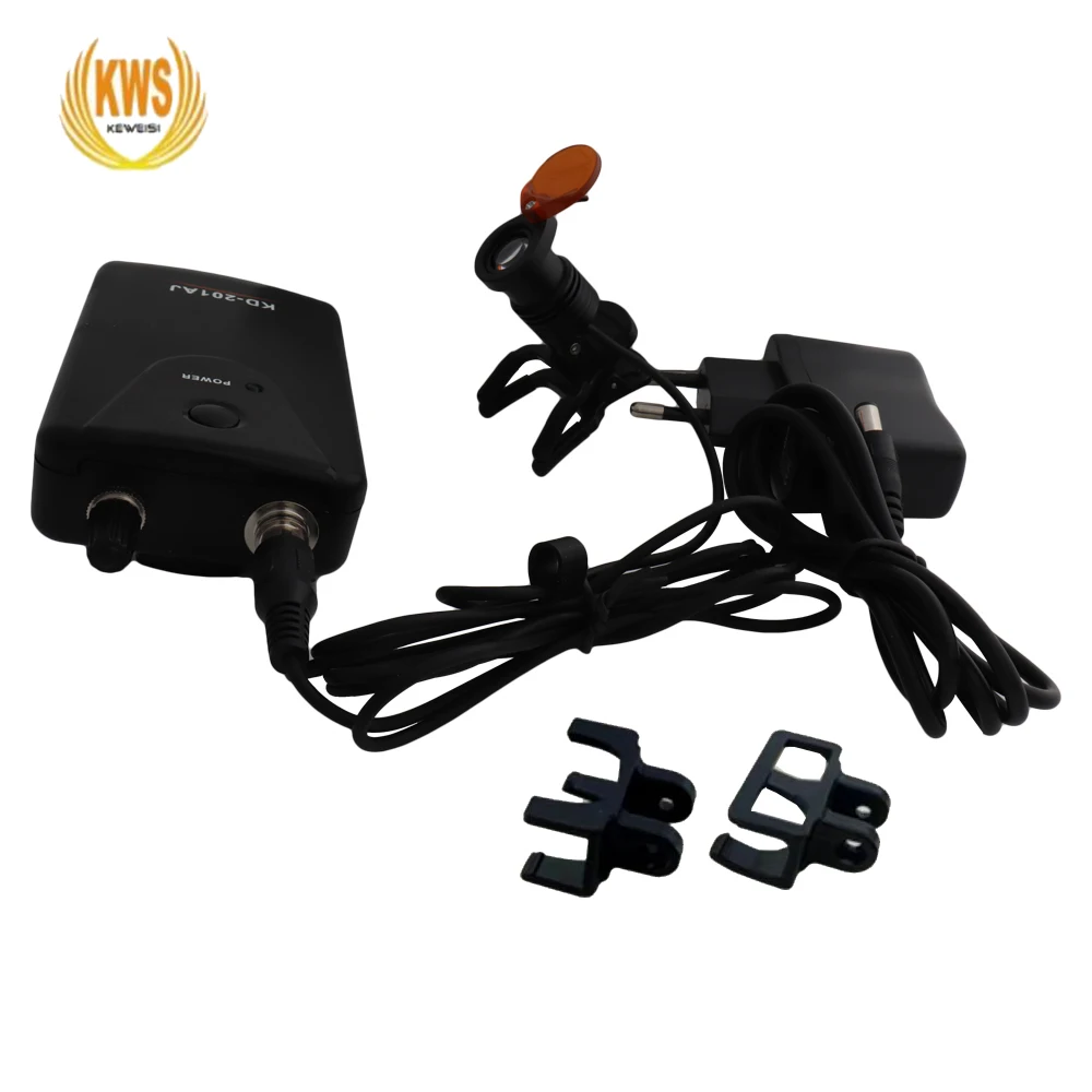 KWS-Dental-3W-Headlight-Head-Lamp-Clip-Type-with-Belt-clip-Battery-for ...
