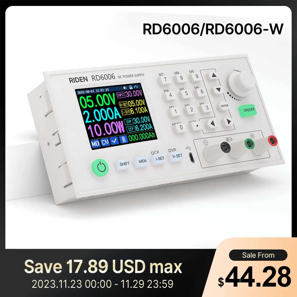 RD-RD6006-RD6006W-USB-WiFi-DC-DC-Voltage-current-Step-down-Power-Supply ...