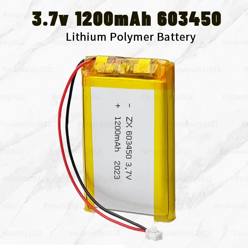 3-7V-Li-Po-603450-Batteries-1200mAh-Lithium-Polymer-Battery-for-Beauty ...