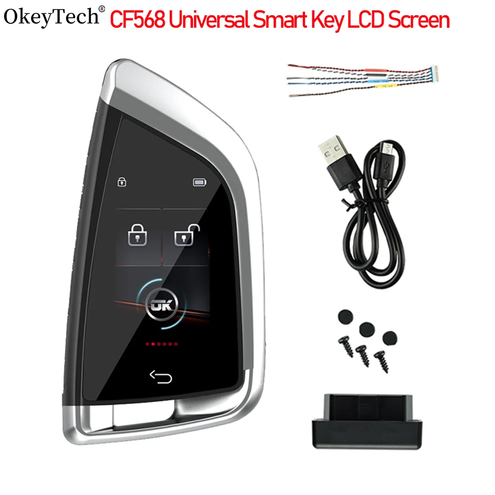 CF568 Universal Modificado Smart Key LCD Tela Para BMW Para Benz Para ...