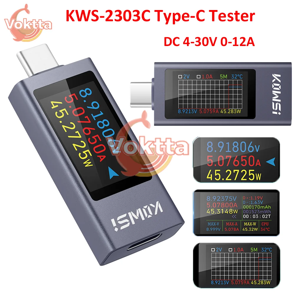 Probador-KWS-2303C-tipo-C-volt-metro-de-CC-amper-metro-4-30V-0-12A ...