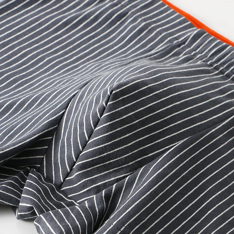 Boxer-shorty,Sous-vêtements en poudre convexe pour hommes,rayure en ...