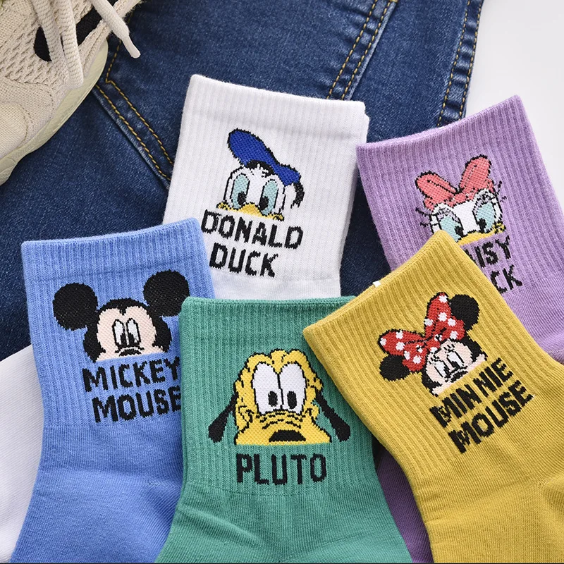 Disney-Socks-Mickey-Mouse-Minnie-Mouse-Medium-Tube-Socks-Boys-Girls ...
