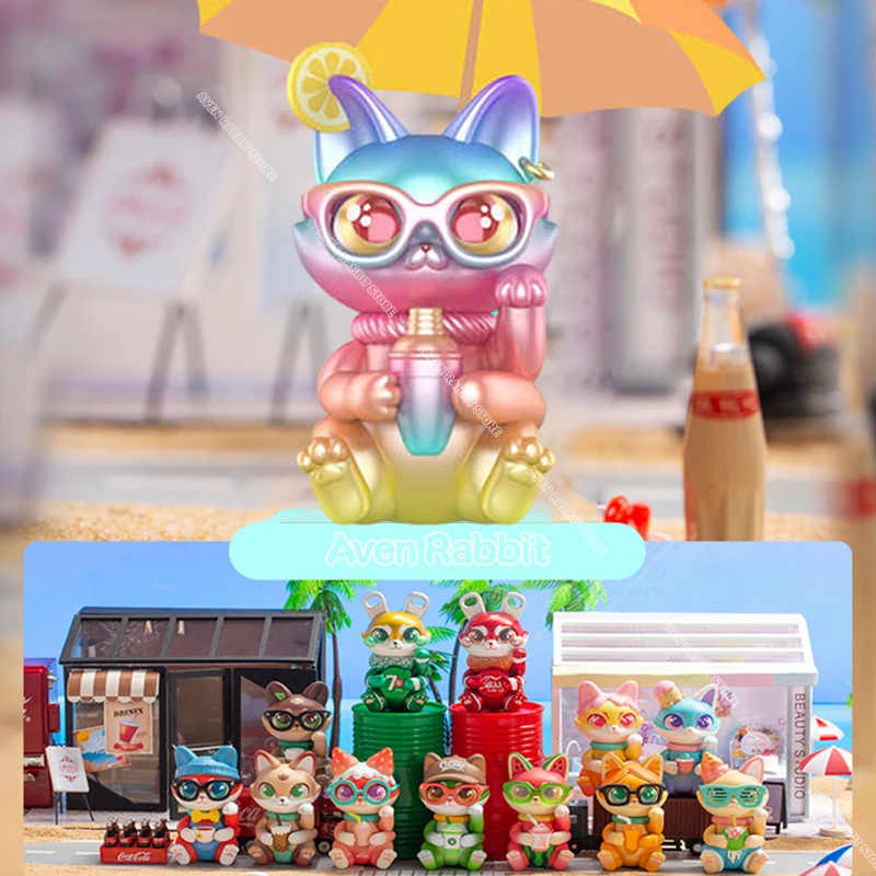 Cassy Cat Drinks Blind Box Toys Mystery Box Mistery Figure Action ...