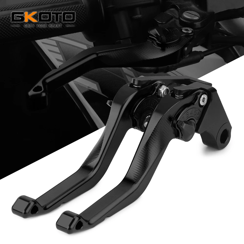 Para honda cb650r cb650f cbr650r cbr650f 2014 2021 novo estilo cnc ajustável curto alavancas de ...