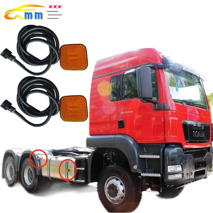 1pcs 24V LED side marker Lamp for MAN TGA TGX TGS truck side marker ...