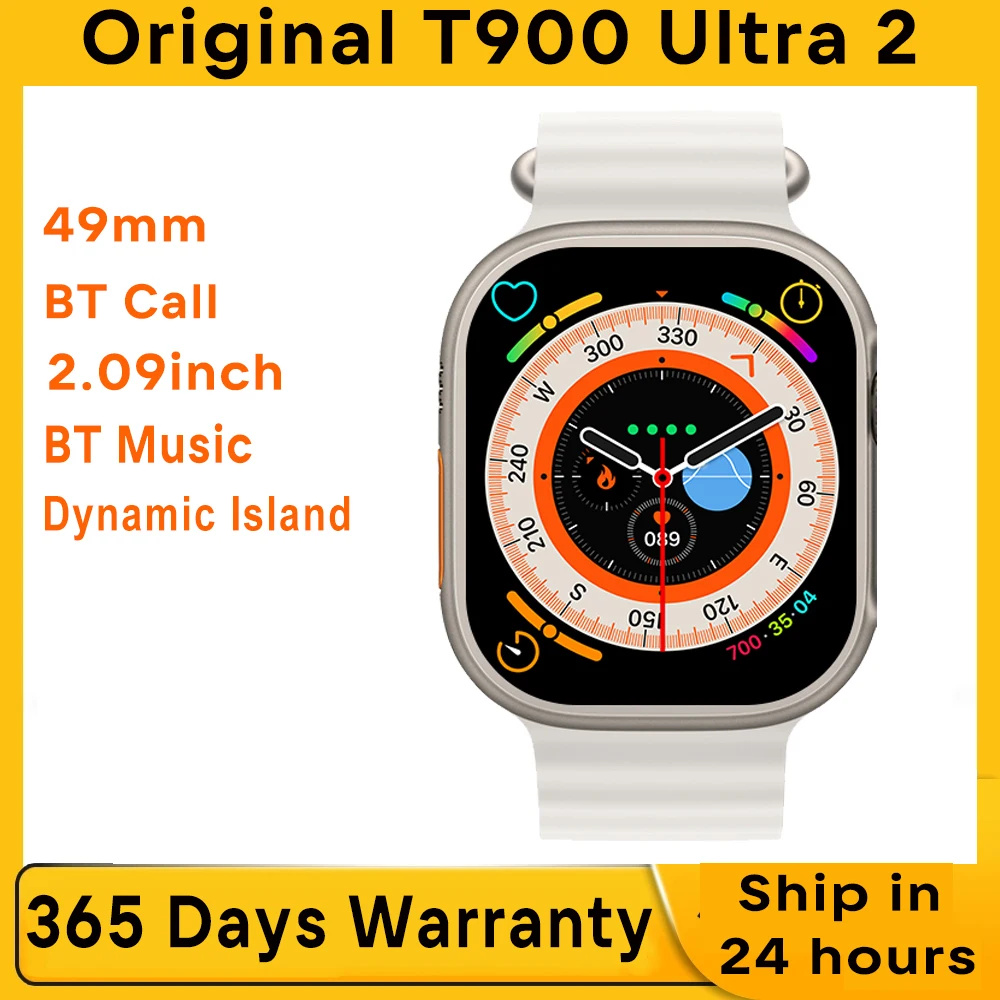 Original-T900-U2-Smart-Watch-49mm-Voice-Assistant-Bluetooth-Call ...