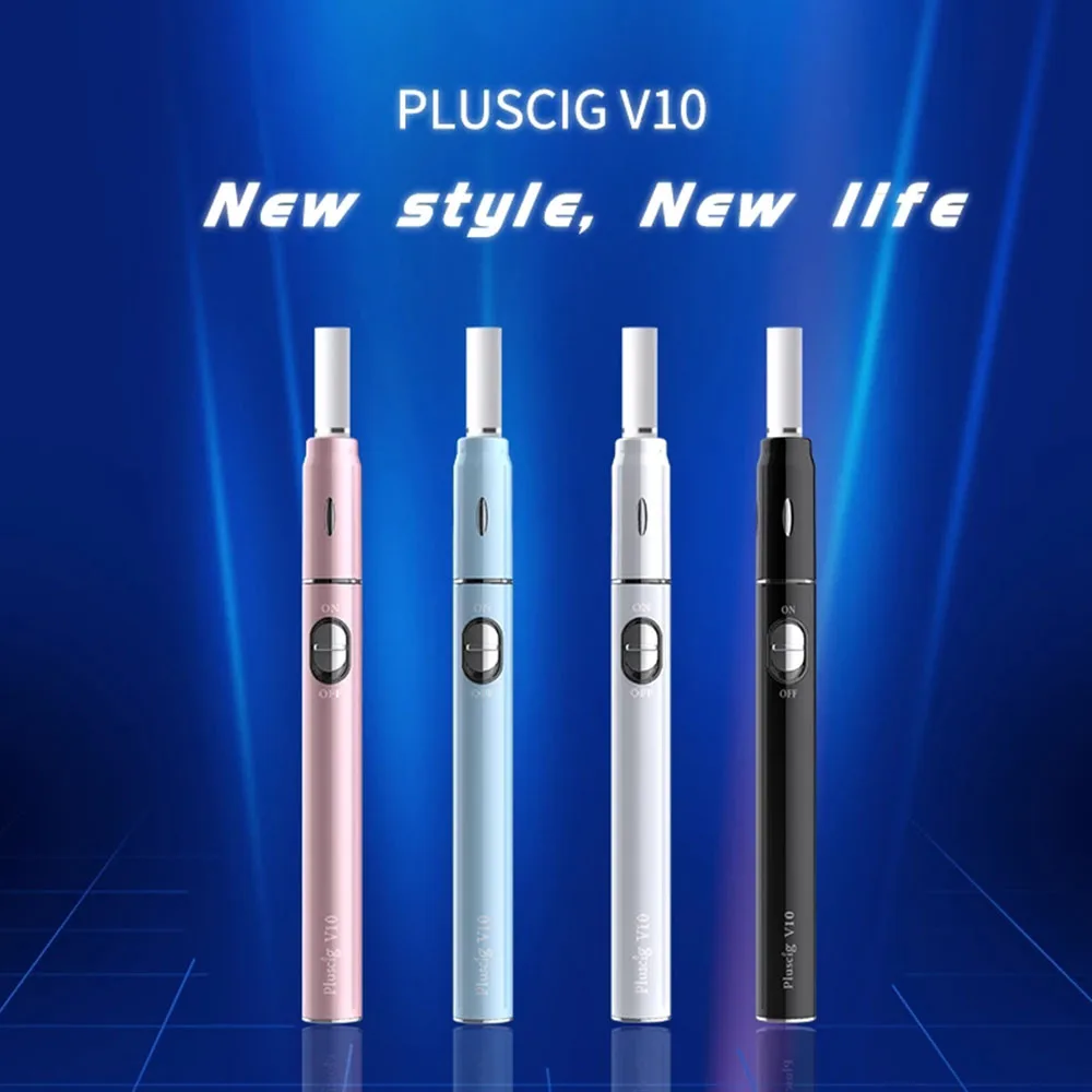 Electronic-Cigarette-Pluscig-V10-Chargable-Vape-Pen-Kits-900mAh-15 ...