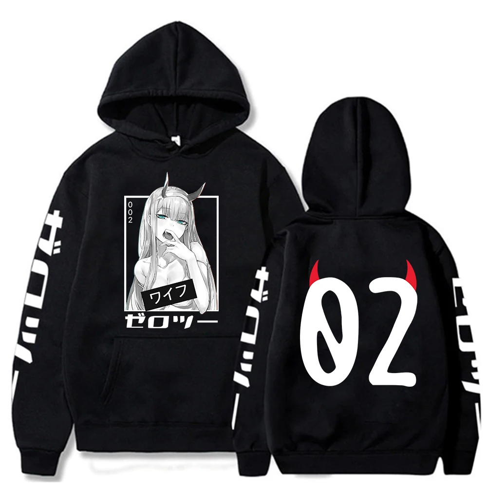 Darling In The Franxx sudaderas con capucha de Anime para hombre y ...