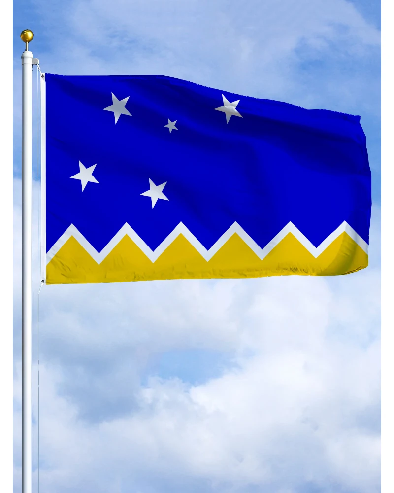 Emblema-de-la-Regi-n-de-Magallanes-Bandera-de-poli-ster-impresa-tapiz ...