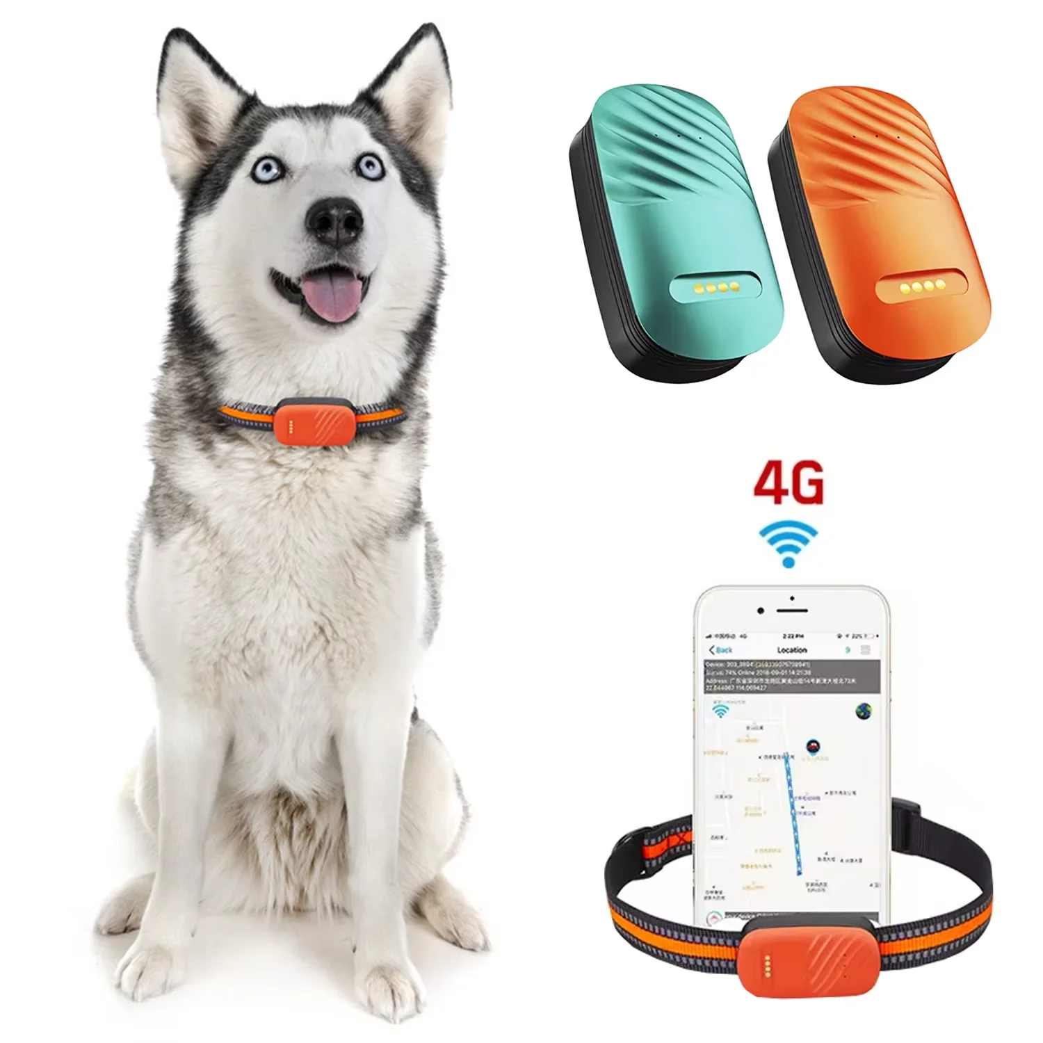 Smart 4G Mini Gps Tracker for Dogs Pet Waterproof Remote Control ...