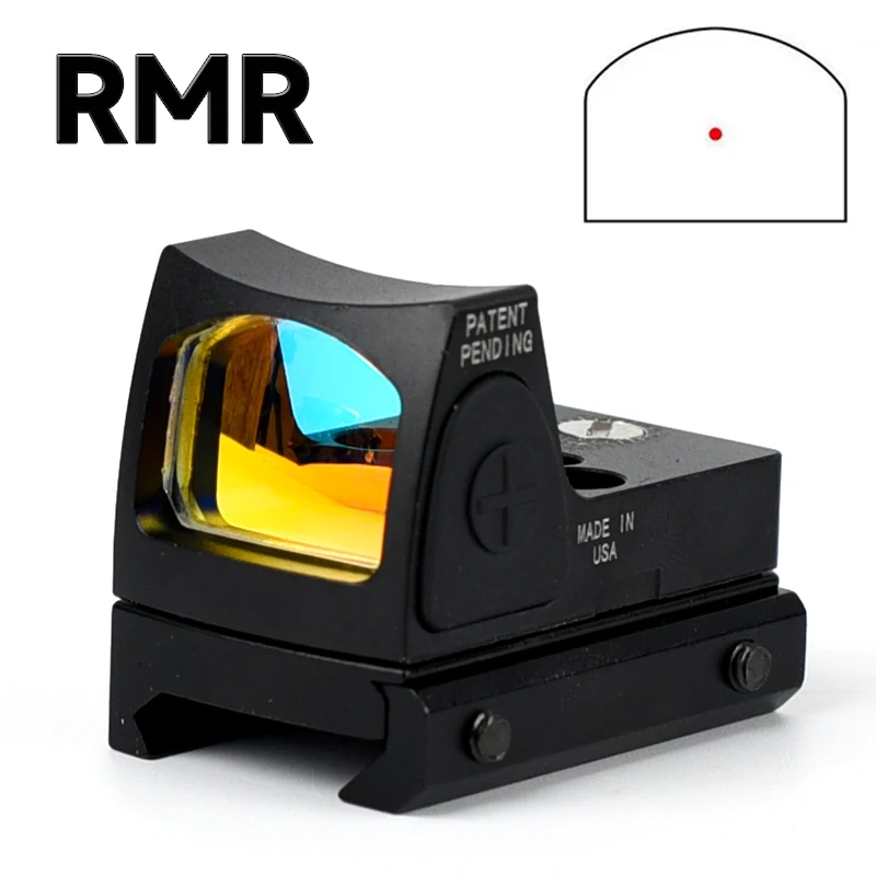 Tactical Metal RMR Red Dot Sight, Rifle Reflex Scope, 20mm Rail para ...