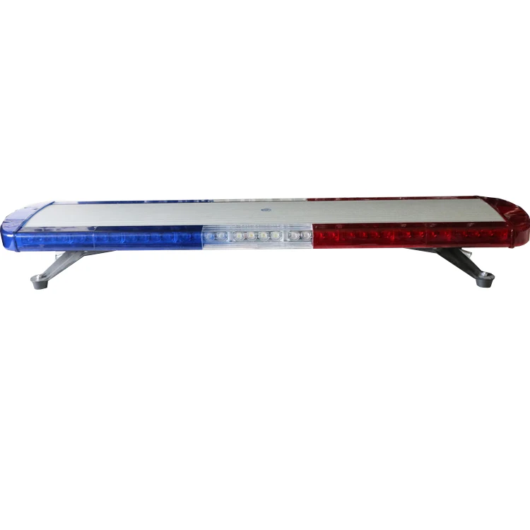 Led Police Lights 80w 106cm 42inch Warning Strobe Red White Blue Led ...
