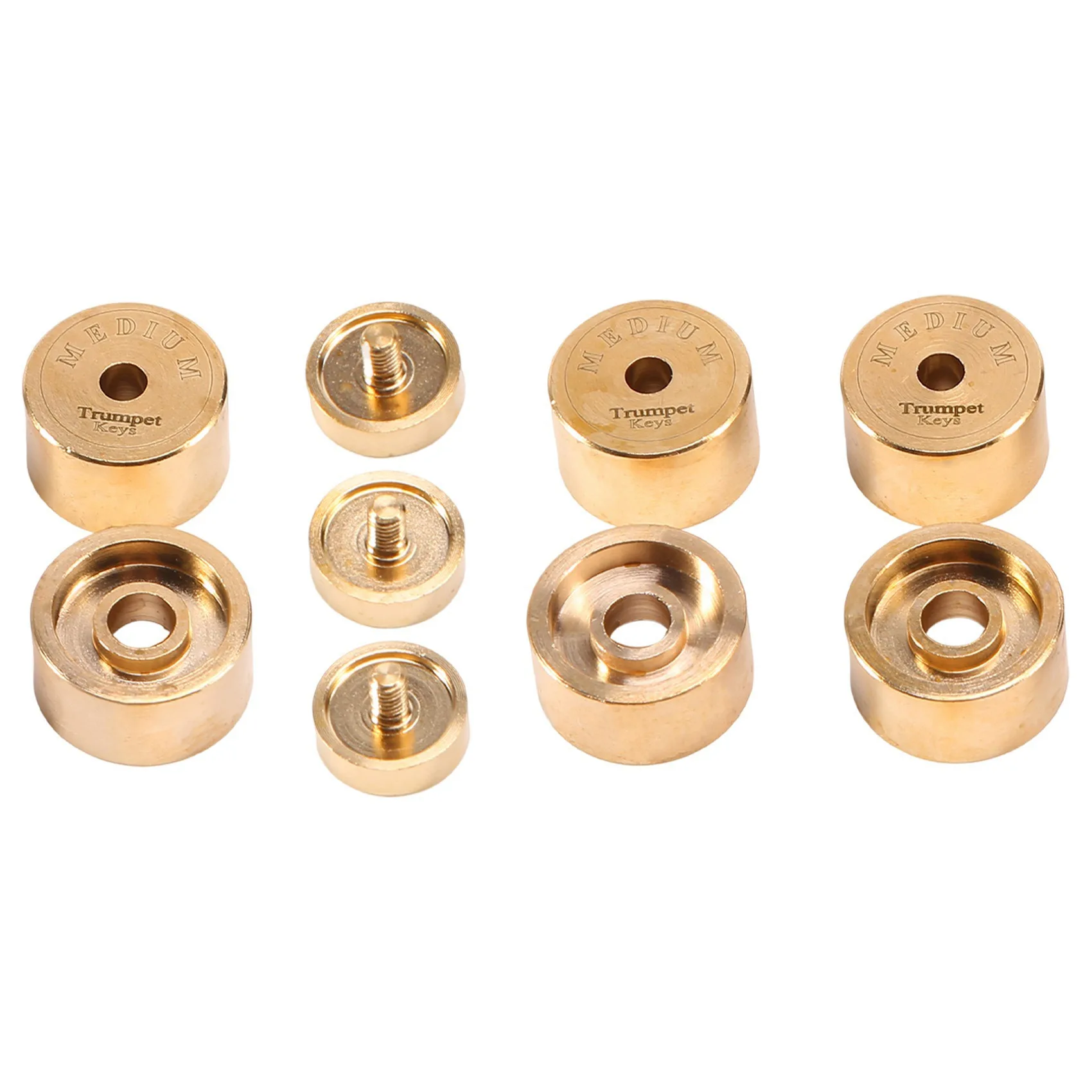 9Pcs-Trumpet-Valve-Finger-Buttons-Valve-Cap-Screw-Trumpet-Repair ...