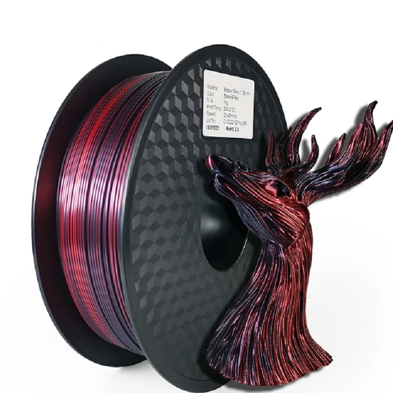 Dual-Colour-Filament-PLA-1kg-250g-3D-Printer-Filament-2-Colours-PLA-1 ...