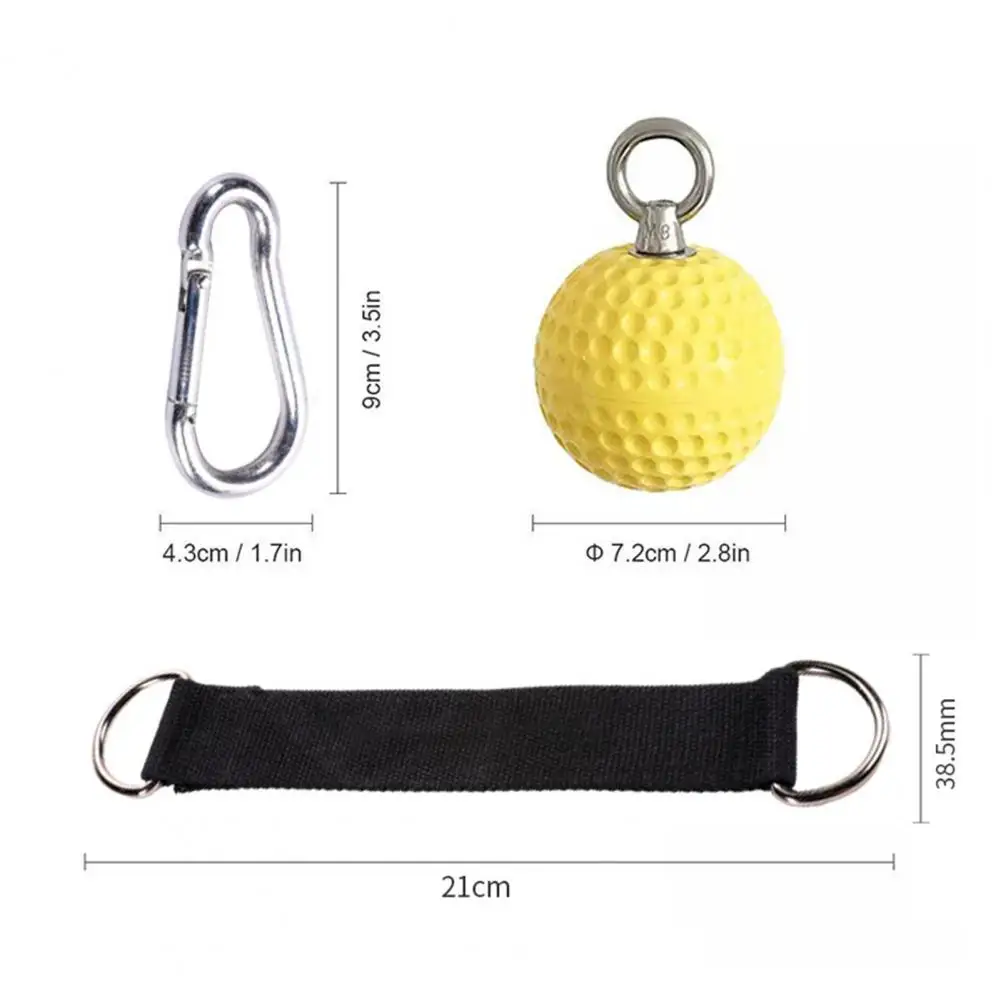 Pull Up Ball Non-slip Strong Friction Yellow Climbing Training Power ...