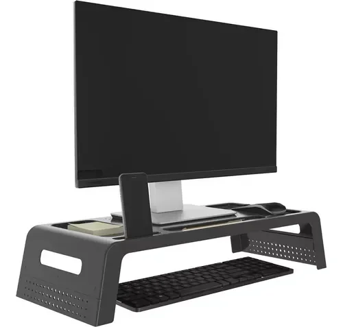 Black-Monitor-Stand-for-Table-with-Lifting-Bases-Small-Rig-Clamp-Airtag ...