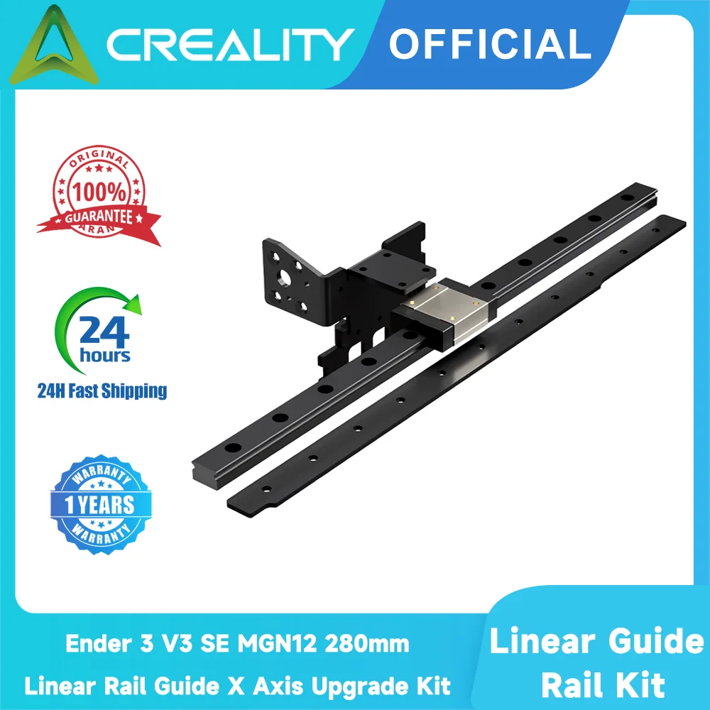 Creality-Ender-3-V3-SE-MGN12-280mm-Linear-Rail-Guide-X-Axis-Upgrade-Kit ...