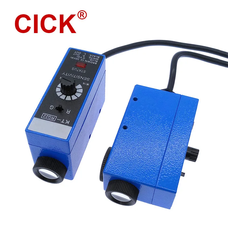 1 Pc Color Code Sensor With Sensitive Adjusting Knob KT-RG22/BG22/WG22 ...