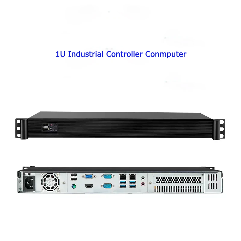 1u Rack Mount Industrial Computer Intel Core I3 6100u 7100 2*lan 2*com ...
