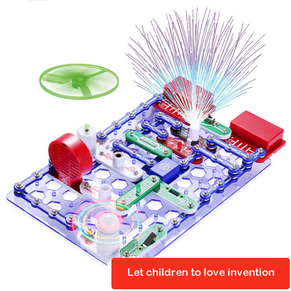 Circuits-Electronics-Building-Block-Kit-Scientific-Experiment ...