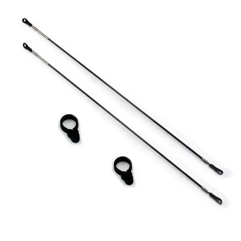 2Pcs 356mm Carbon Fiber Tail Control Servo Linkage Rod For RC Align 450 ...
