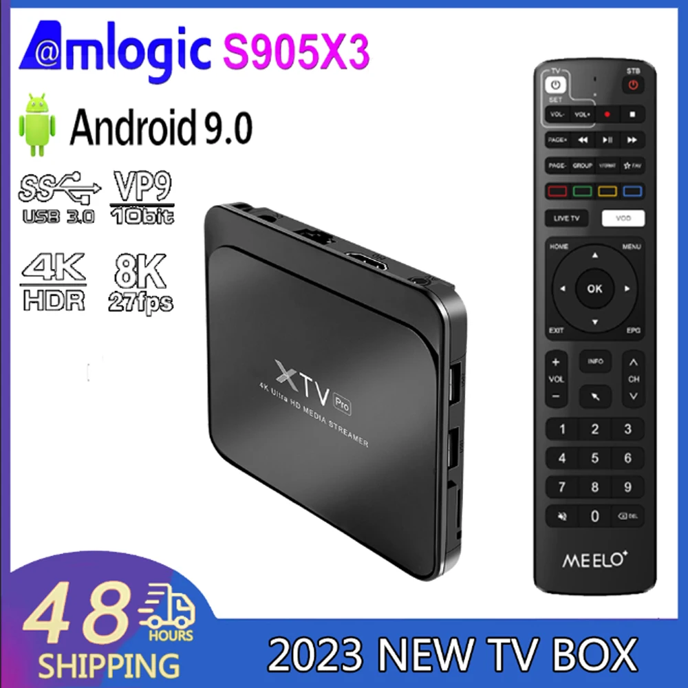 Xtv-pro-tv-box-amlogic-s905x3-4k-lan-1000m-ethernet-ethernet-mais-novo ...