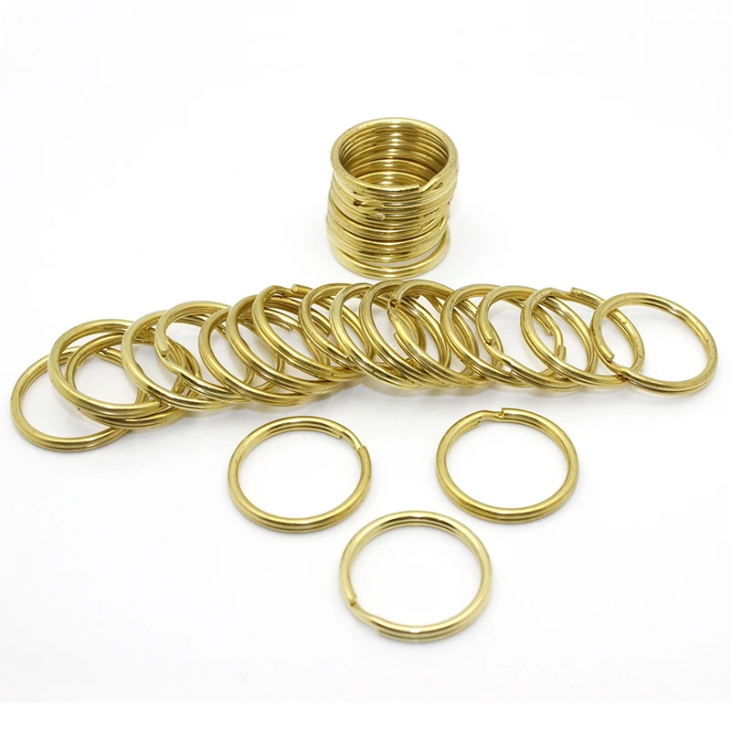 5pcs-Solid-Brass-Split-Rings-Double-Loop-Keyring-10-35mm-Keychain-Keys ...