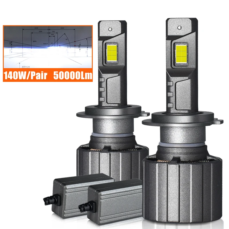 2022-High-Power-140W-Car-Led-Lampadas-Faros-Auto-Lighting-System-50000Lm-Headlamps-Turboes-Led ...