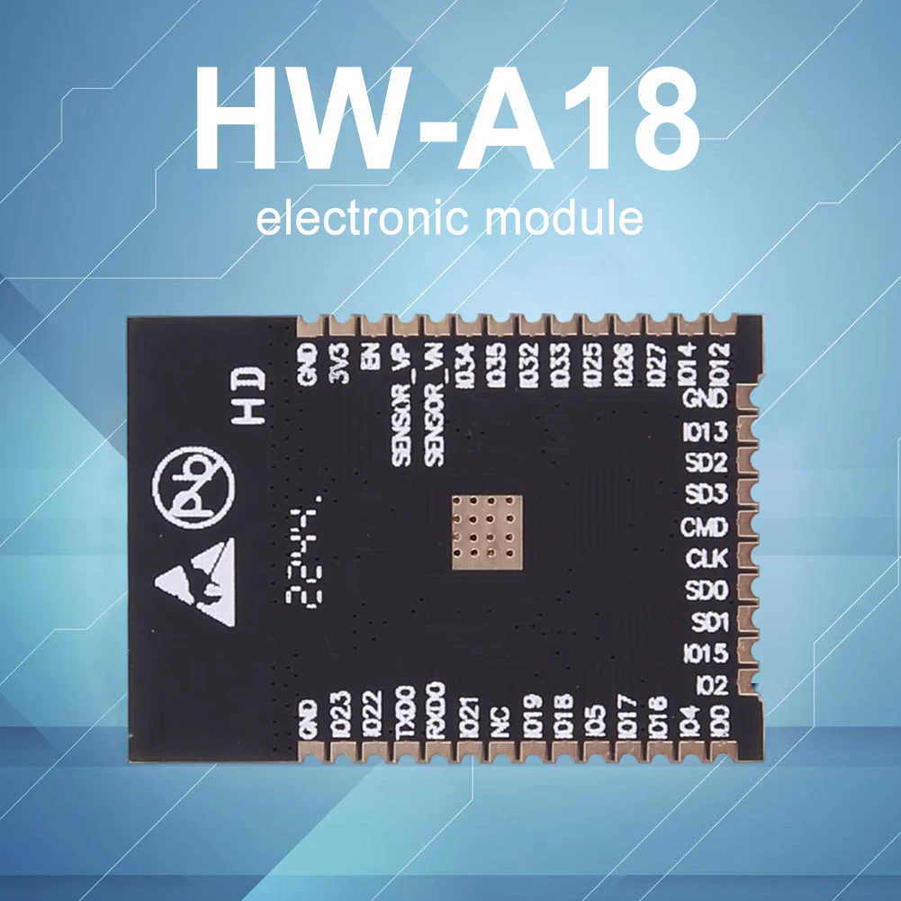 1PCS ESP32U-ESP-WROOM-32 Wi-Fi BT BLE MCU Tech Hall Capteur touristes ...