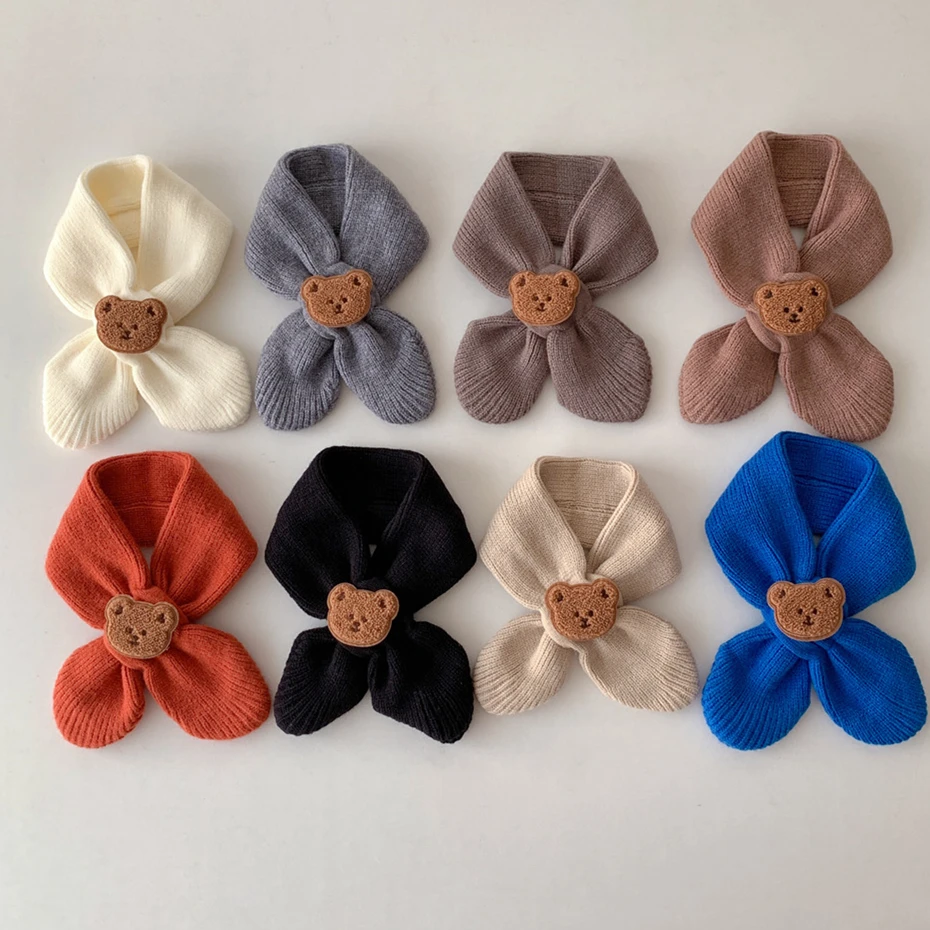 Kids-Scarf-Soft-Wool-Warm-Children-s-Autumn-Winter-Knitted-Newborn-Bib ...