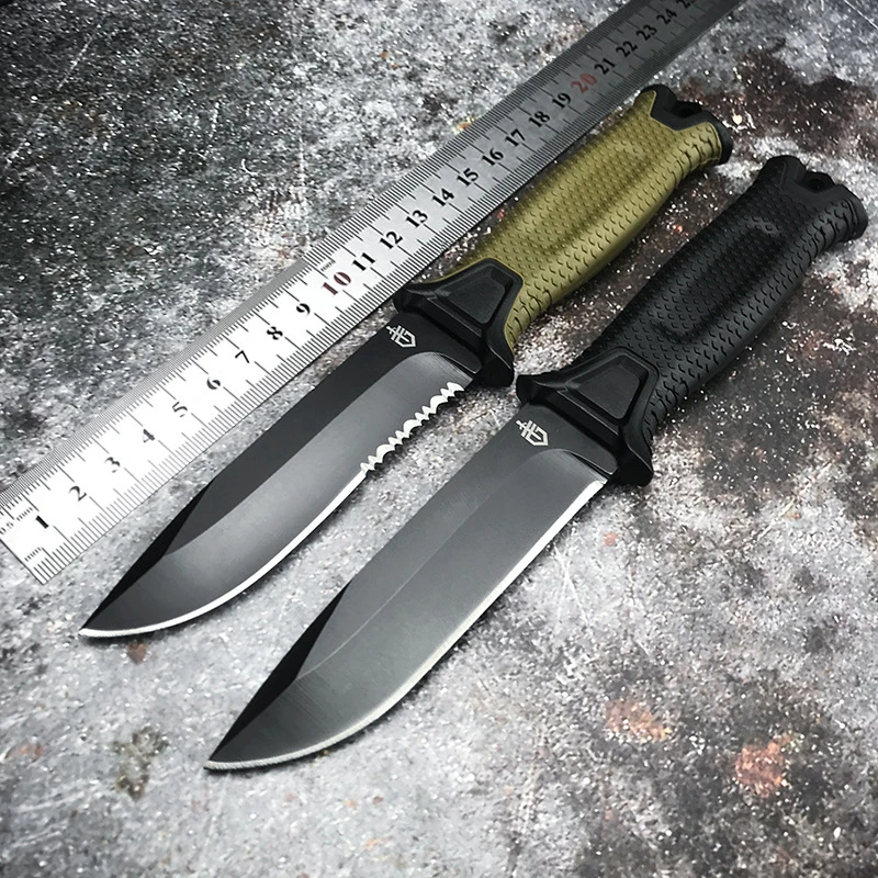 8cr13-Stainless-Steel-Outdoor-Straight-Knife-with-Scabbard-Sharp ...