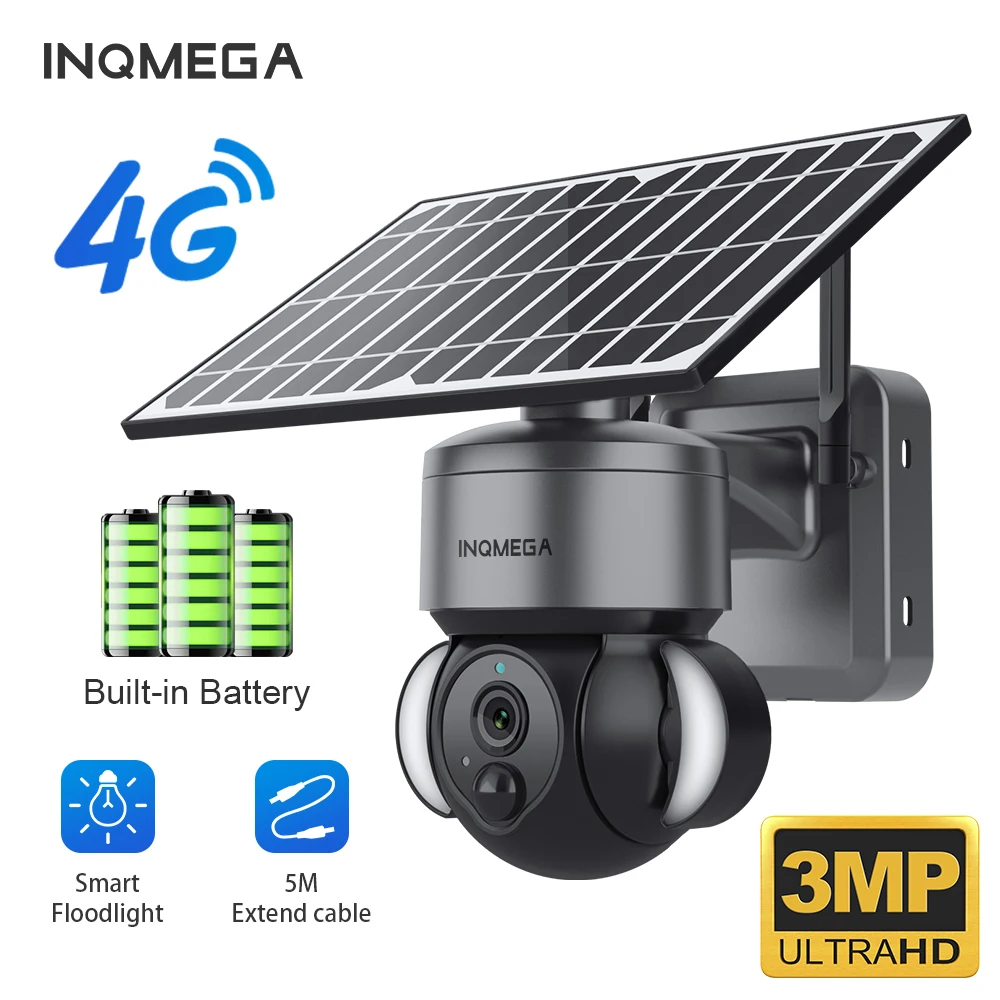 INQMEGA-Solar-Camera-WIFI-4G-3MP-with-Solar-Panel-Outdoor-IP-Camera ...