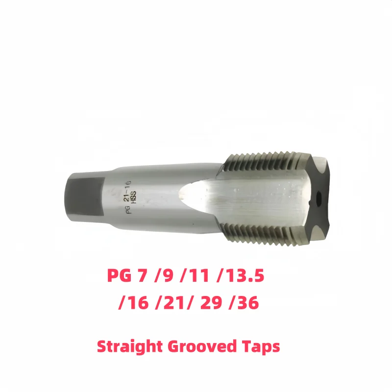 80 degree German Standards HSS Conduit Thread Tap PG 7 9 11 13.5 16 21 ...
