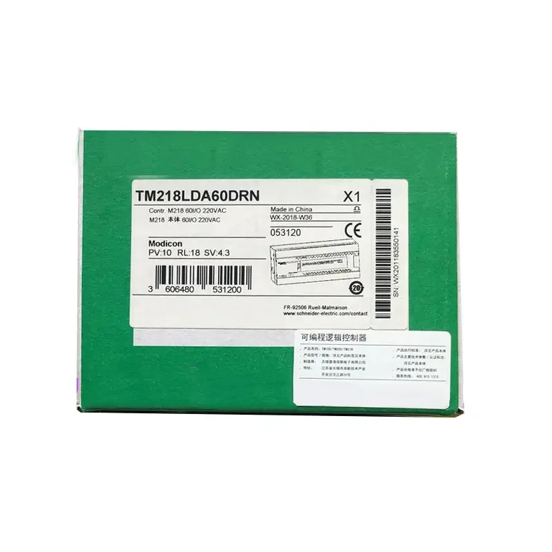TM218LDA60DRN TM218LDAE24DRHN TM218LDAE40DRPHN Original Schneider M218 ...