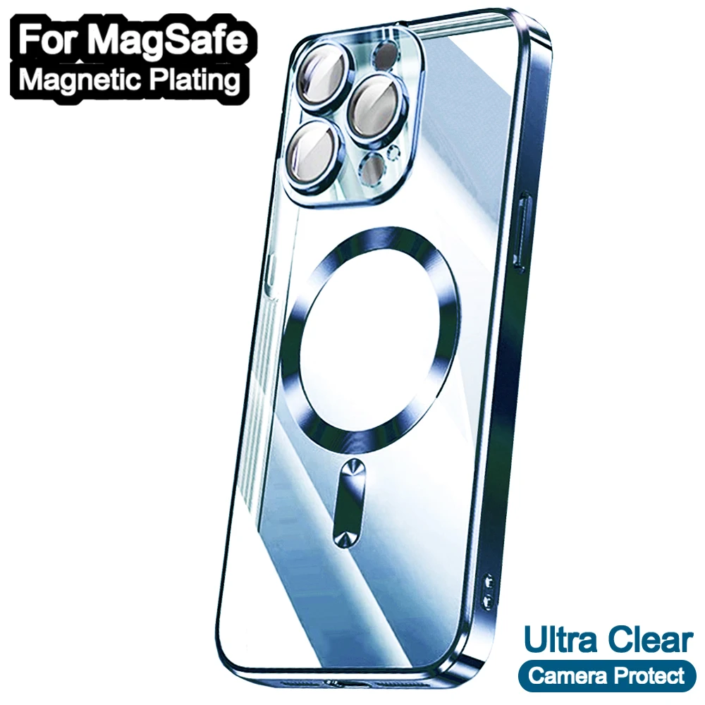 Capa-de-silicone-de-chapeamento-sem-fio-para-Apple-logotipo-Magsafe ...