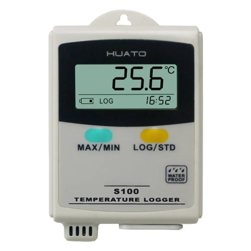 S100-TH+ 0.3C Accuracy Digital Data Logger Temperature Humidity ...
