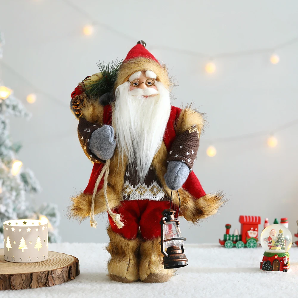 Santa Claus With Christmas Tree