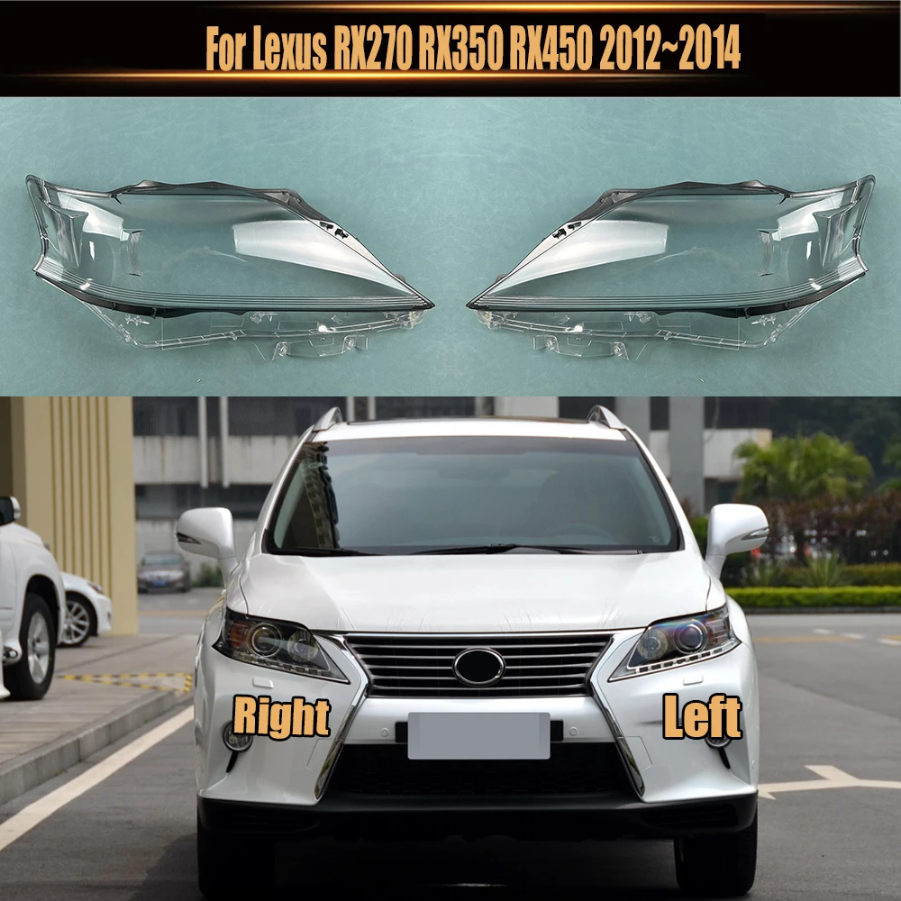 For-Lexus-RX270-RX350-RX450-2012-2014-Headlamp-Transparent-Cover ...