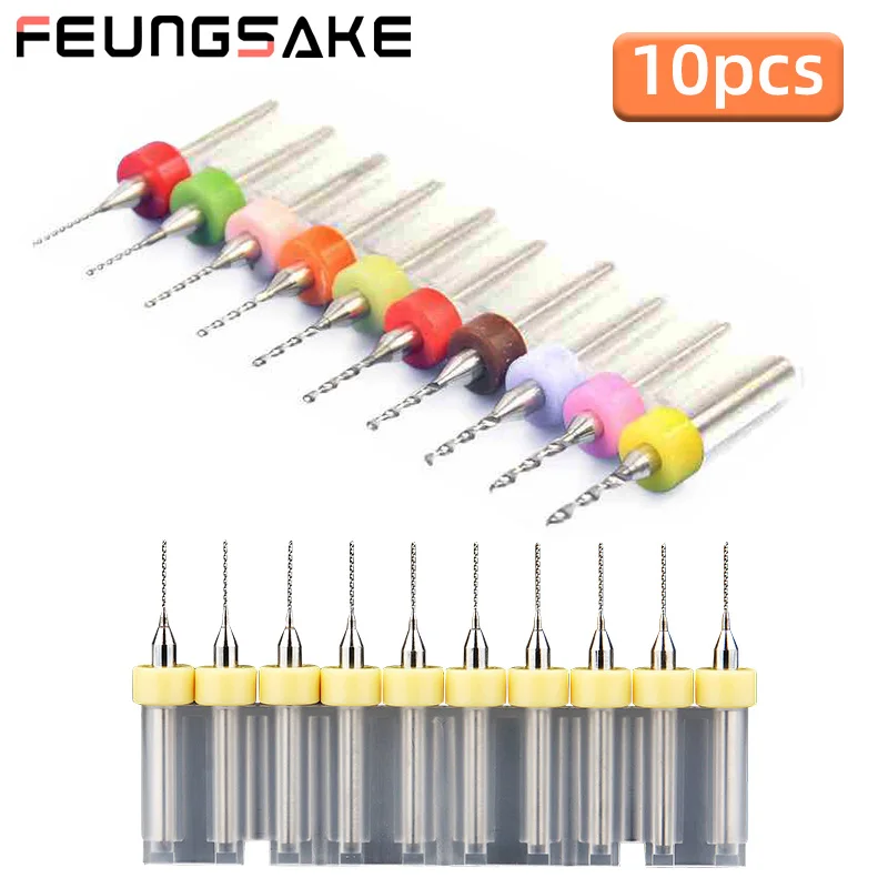 10pcs-PCB-Micro-Drill-Bit-Set-0-1-3-175mm-Carbide-Micro-Drill-Bits ...