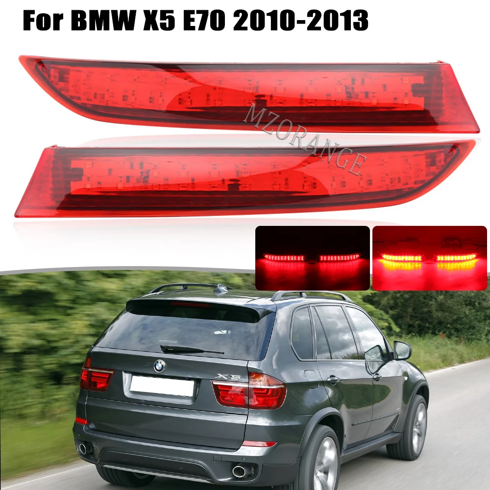 LED-Rear-Bumper-Reflector-Light-For-BMW-X5-E70-LCI-2011-2012-2013-Stop ...
