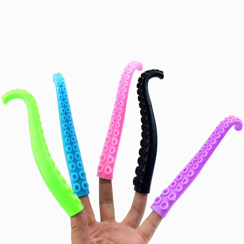 5-Pcs-Octopus-Finger-Cots-Fingertip-Toy-Tentacle-Puppets-Kids-Clothes ...