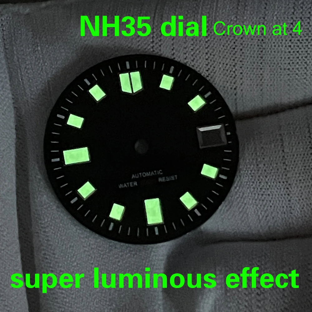 NH35-Dial-4-Crowns-29mm-Super-Green-Luminous-Green-Black-Blue-Black ...