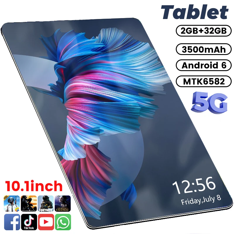 2023-New-Global-Version-10-1-inch-Tablet-Android-2GB-RAM-32GB-ROM ...