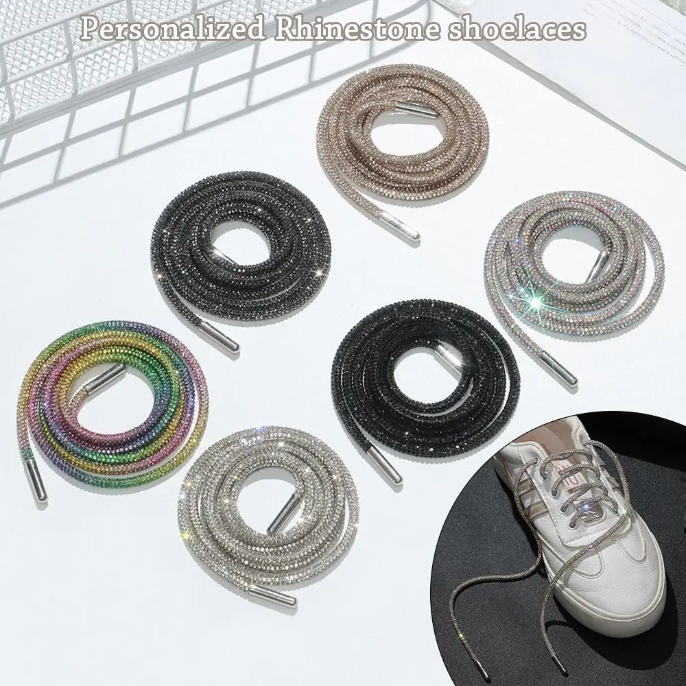 1PC Fashion Luxury Rhinestone ShoeLaces Diamond Shoe Lace Bright ...