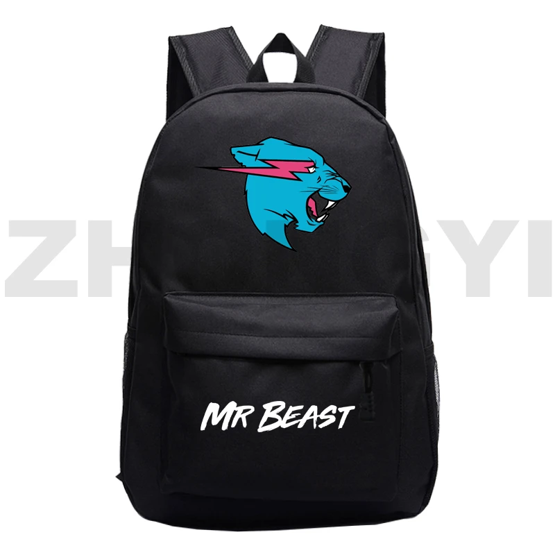 Backpack Mr Beasts Girl | Back Pack Schoolbags | Cartoon Backpack ...