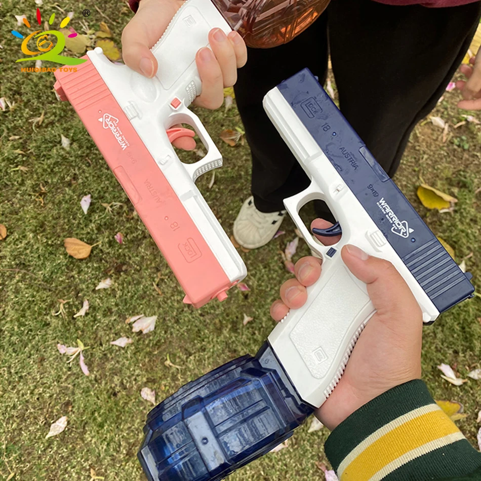 HUIQIBAO-Glock-El-trica-Water-Gun-Brinquedos-Ver-o-Ao-Ar-Livre-Praia ...