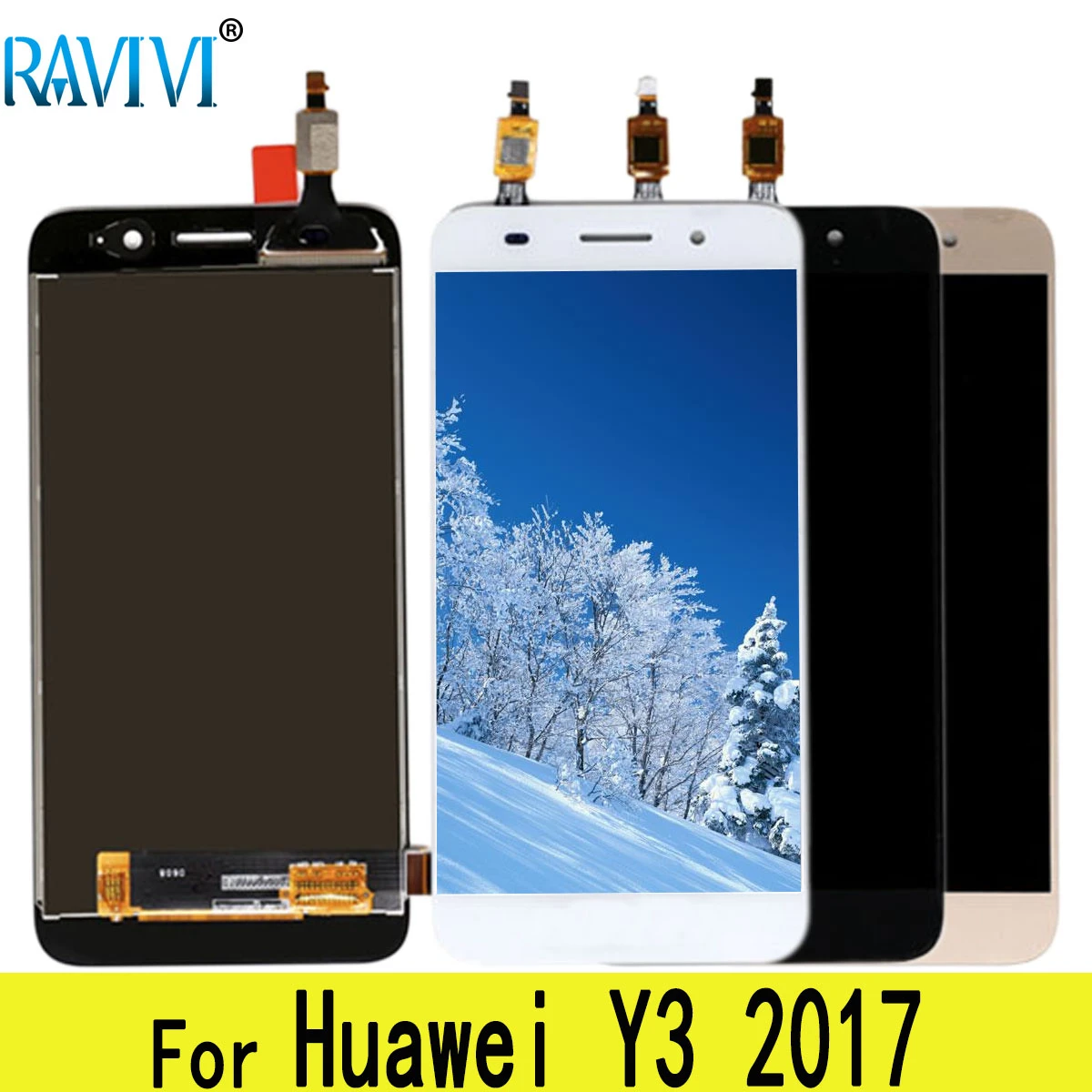 5-0-LCD-For-Huawei-Y3-2017-LCD-Display-Touch-Screen-Digitizer-Assembly ...
