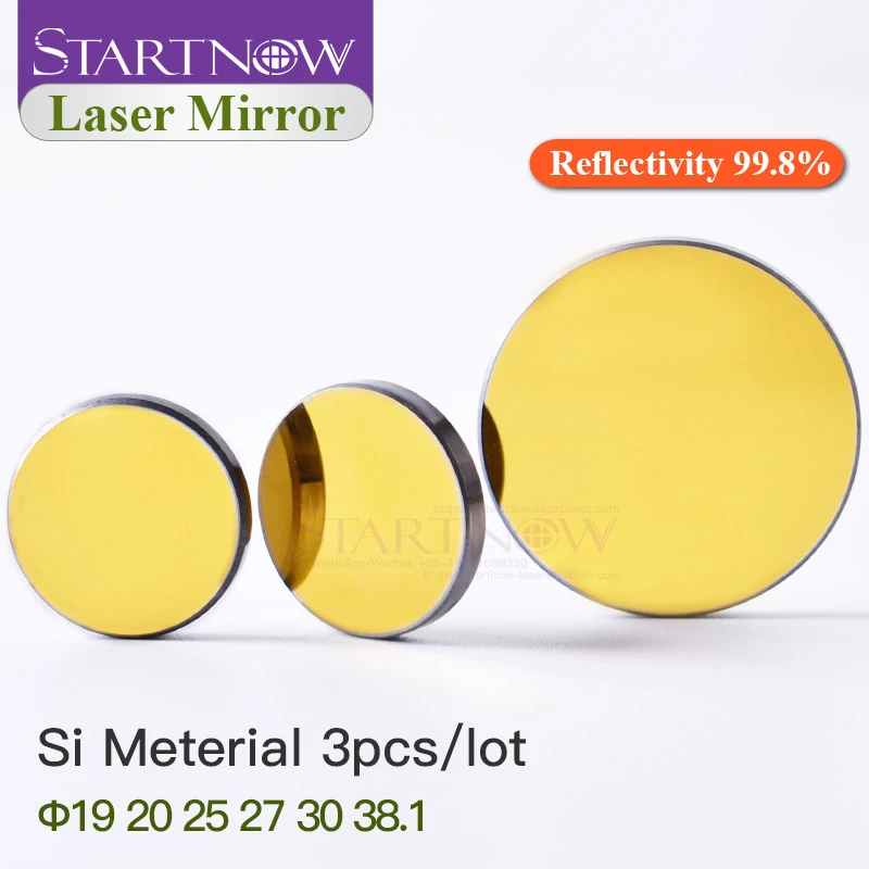 Silicon Reflective Mirrors | 25mm Silicon Laser Mirror | Silicon Co2 ...